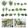Tersarium 20Pcs Artificial Plants Unpotted Succulents Picks Stems ...