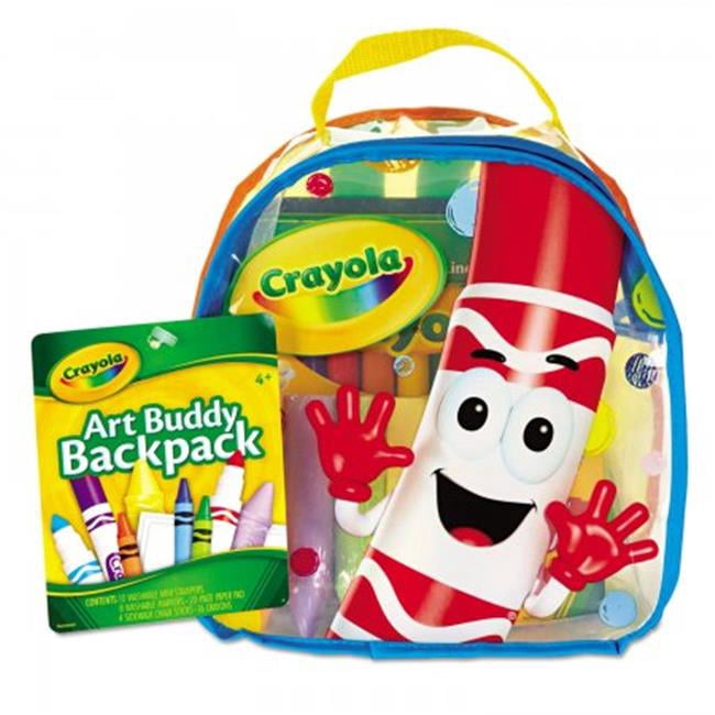 Crayola 45350 Art Buddy Backpack Ages 4 Plus - 38 Piece - Walmart.com