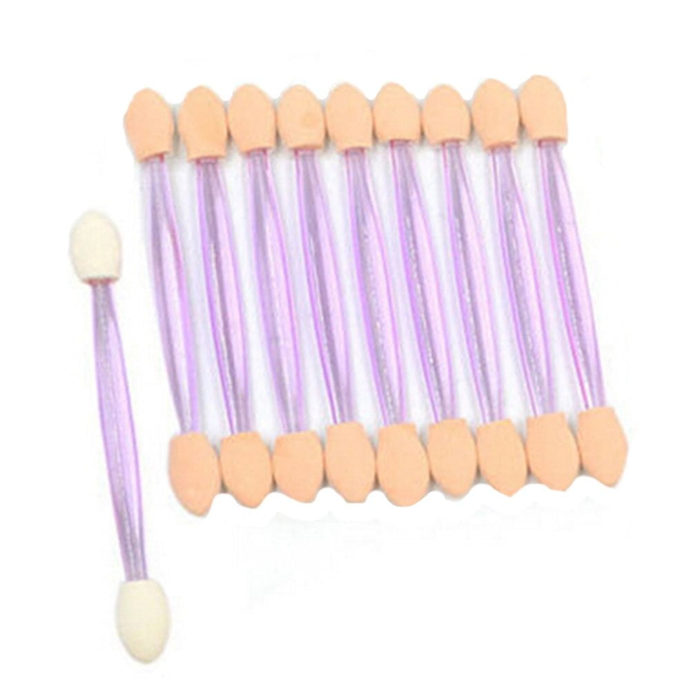 Disposable Dual-Side Eye Shadow Eyeshadow Brush Sponge Tipped Oval ...