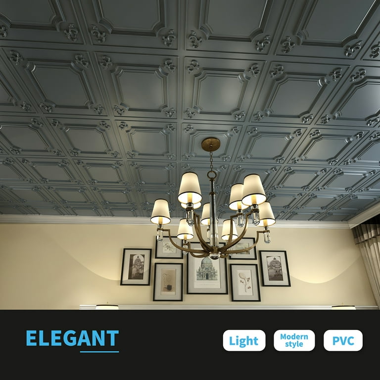 Art3d Drop Ceiling Tiles, 24x48inch, White Wall Panels, 54% OFF