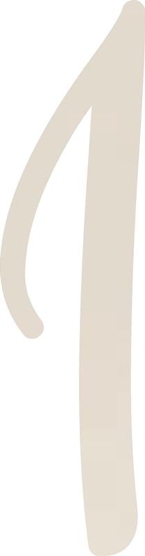 Acrylic Letter I Script, 3'' Tall White Alphabet Craft, Color Options ...