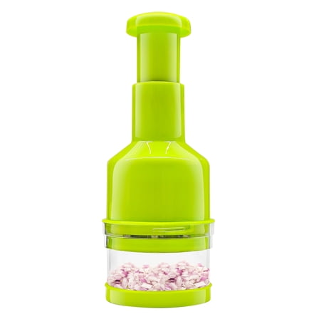 "PopStore Food Chopper, Manual Hand Vegetable Dicer with Stainless ...
