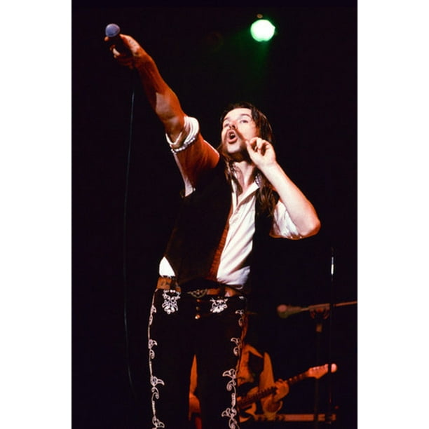 Bob Seger 24x36 Poster iconic pose holding microphone to audience in ...