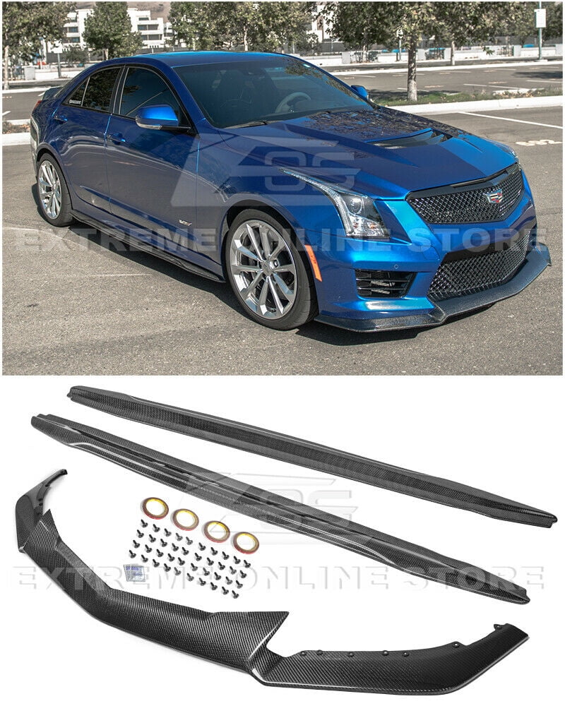 Replacement For 2016-2019 Cadillac ATS-V | Carbon Package Style CARBON ...