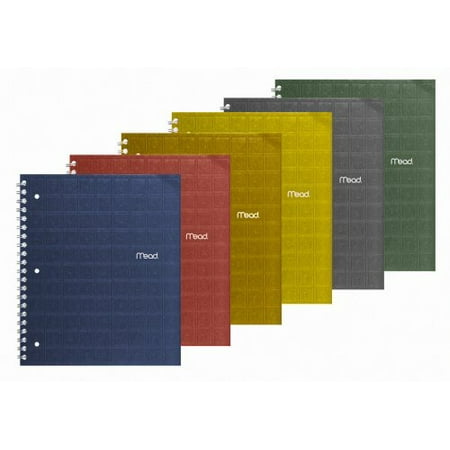 Mead Notebook, 1 Subject, College Ruled Paper, 80 Sheets, 11" x 8-1/2 ...