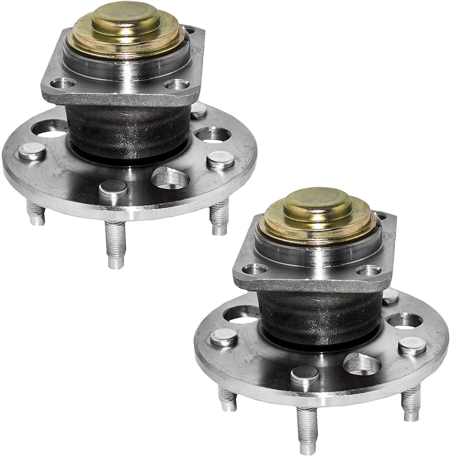 Detroit Axle - (Both) Rear Wheel Hub and Bearing Assembly For 1989-1990 ...