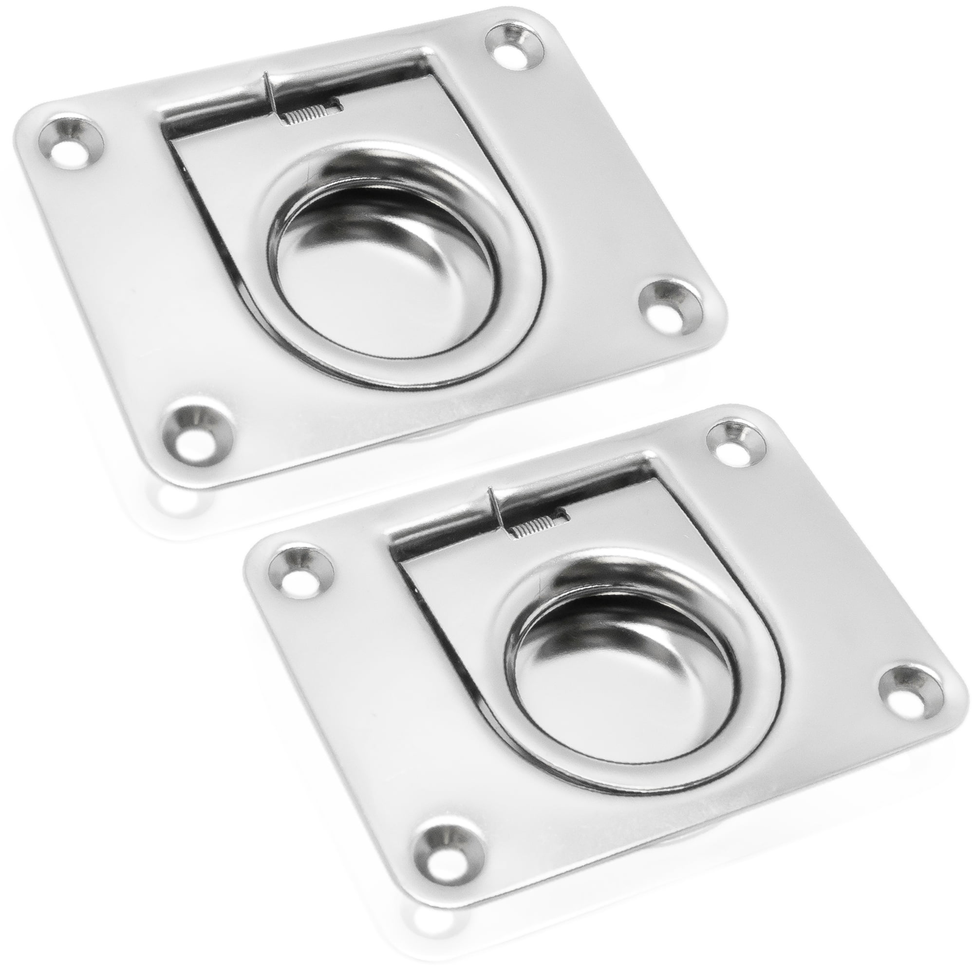 Five Oceans Rectangular Recessed Hatch, Boat Spring Loaded Pull Ring 3 ...