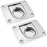 Five Oceans Rectangular Recessed Hatch, Boat Spring Loaded Pull Ring 3 ...