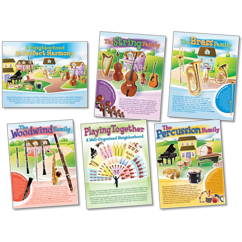 Musical Instruments Bulletin Board Set | Bundle of 5 Sets - Walmart.com
