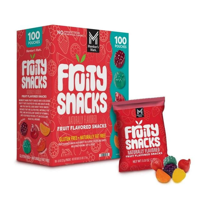 Member's Mark Fruity Snacks, 0.8 oz., 100 pk. - Samsclub.com