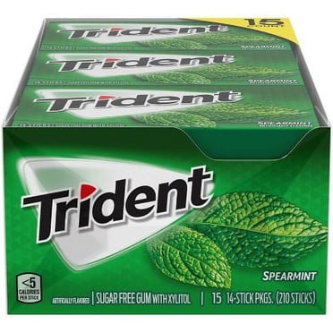 Trident Spearmint Gum - Walmart.com