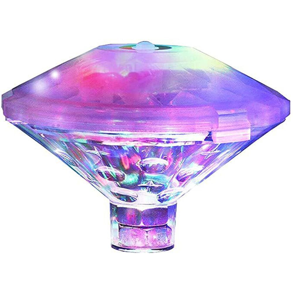 Pool Light with 8 Modes Lighting Underwater Diamond Shape LED Color ...