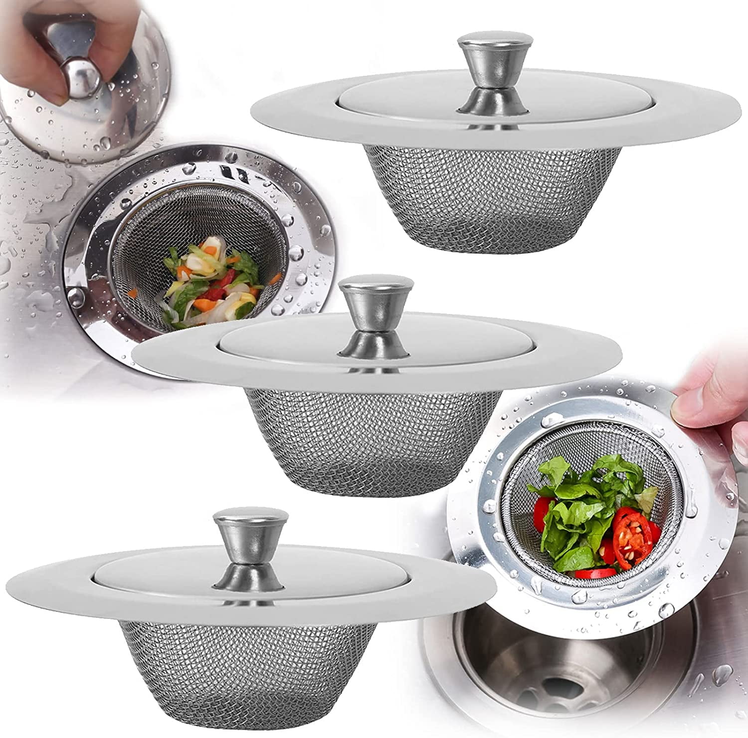 2023 New Stainless Steel Sink Filter,Stainless Steel Sink Filter with ...