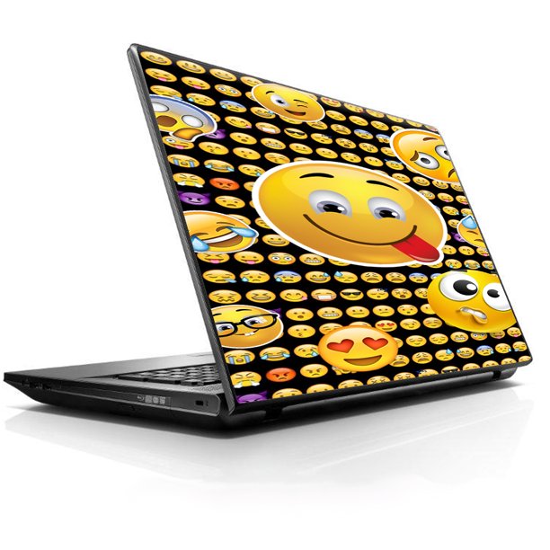 Laptop Notebook Universal Skin Decal Fits 13.3" To 16" / Silly Emojis ...