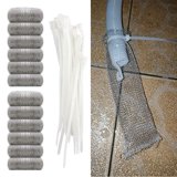 FaLX 12Pcs Debris Collection Net Multipurpose Stainless Steel Fine Mesh ...