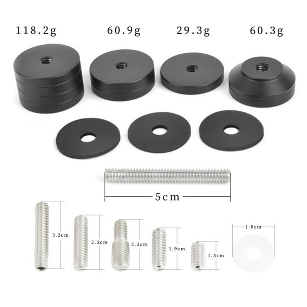 Archery Bow Stabilizer Weight Kit Balance Bar Bow Riser Counterweight ...