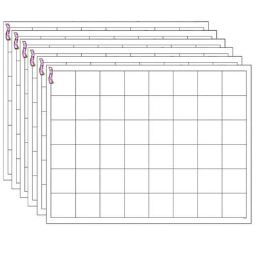 TREND Numbers 1-100 Wipe-Off Chart, 17" x 22", Pack of 6 - Walmart.com