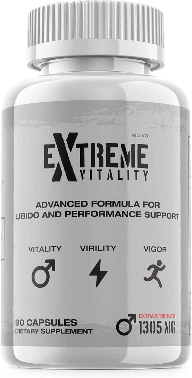 Extreme Vitality Advanced Formula Performance Support Capsules Strength ...