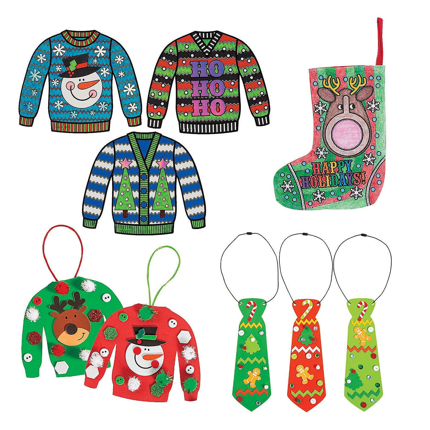 Ugly Sweater Clip Art Black And White