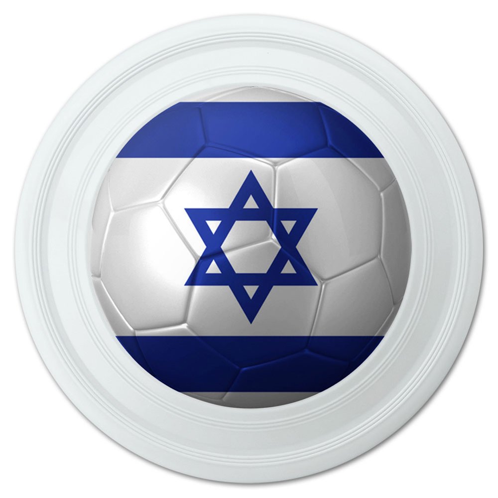 Israel Flag Soccer Ball Futbol Football Novelty 9" Flying Disc ...