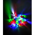 60 Pieces LED Light Up Toy Party Favor Pack Finger Lights Pump Rings ...