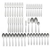 Oneida Mooncrest 45-Piece Silverware & Serving Set - Walmart.com