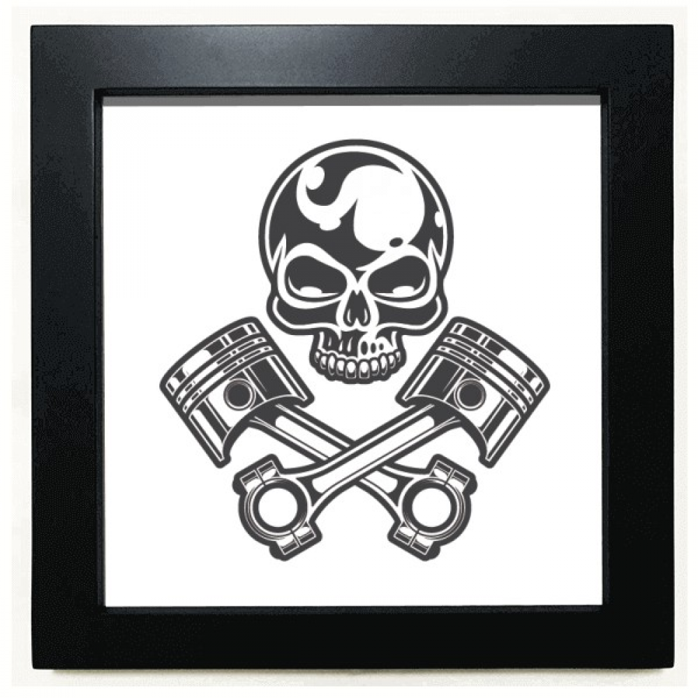 Luces esqueleto patron Motorcycle goggles Mesa de pared con marco ...