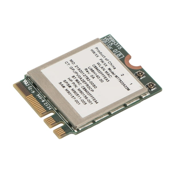 Tarjeta de red inalámbrica WiFi 6E frecuencia de 24 Ghz 5 Ghz 2400Mbps Gigabit M2 NGFF WiFi 6E ...