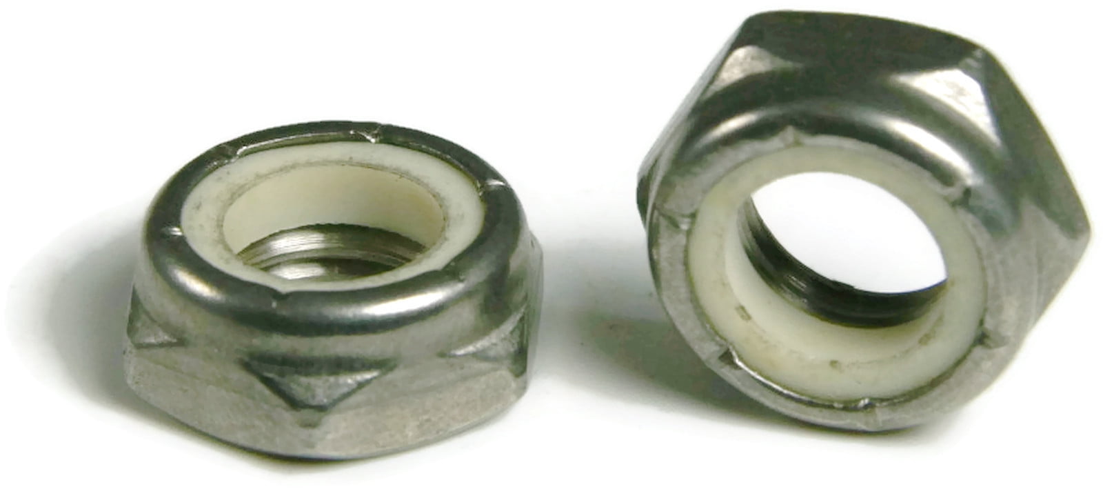 Qty 250 5/16-24 Hex Jam Nylon Insert Lock nut Nylock Stainless Steel ... Qty 250 5/16-24 Hex Jam Nylon Insert Lock nut Nylock Stainless Steel ...