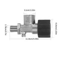 Marine Grade Scubas Valves Adapters Quickly Connects Brasses Conversion ...