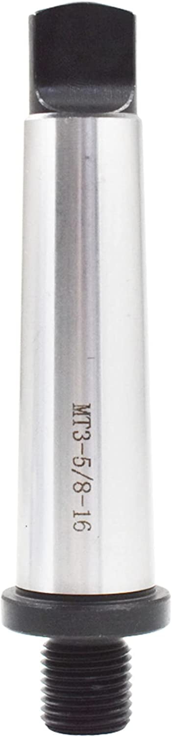 Morse Taper MT3 Adapter 3MT Shank To 5/8 Inch-16 Threaded Drill Chuck ...