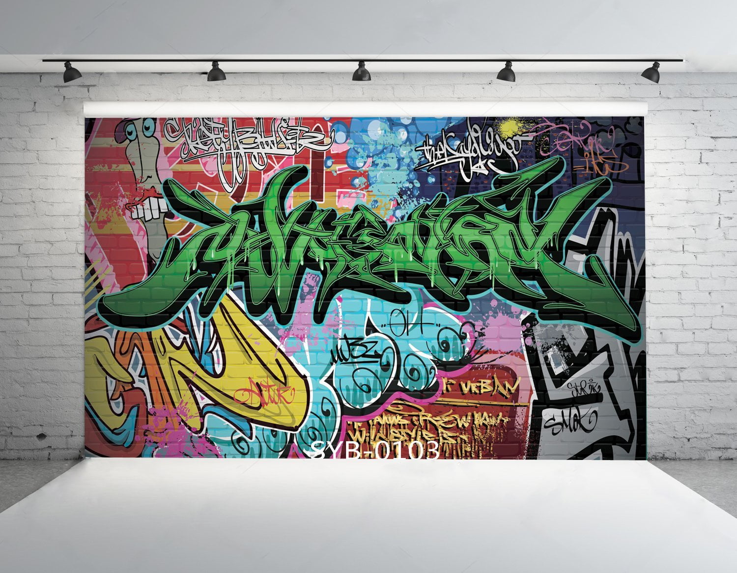 XDDJA Polyester Fabric 7x5ft Graffiti Series Photo Backdrops Studio ...