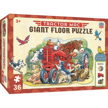 Floor 36 Puzzle Puzzles Collection - Tractor Mac 36 Piece Jigsaw Puzzle ...