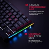 Monster Alpha 5.0 LED Mechanical Gaming Keyboard, RGB Backlit Keys ...