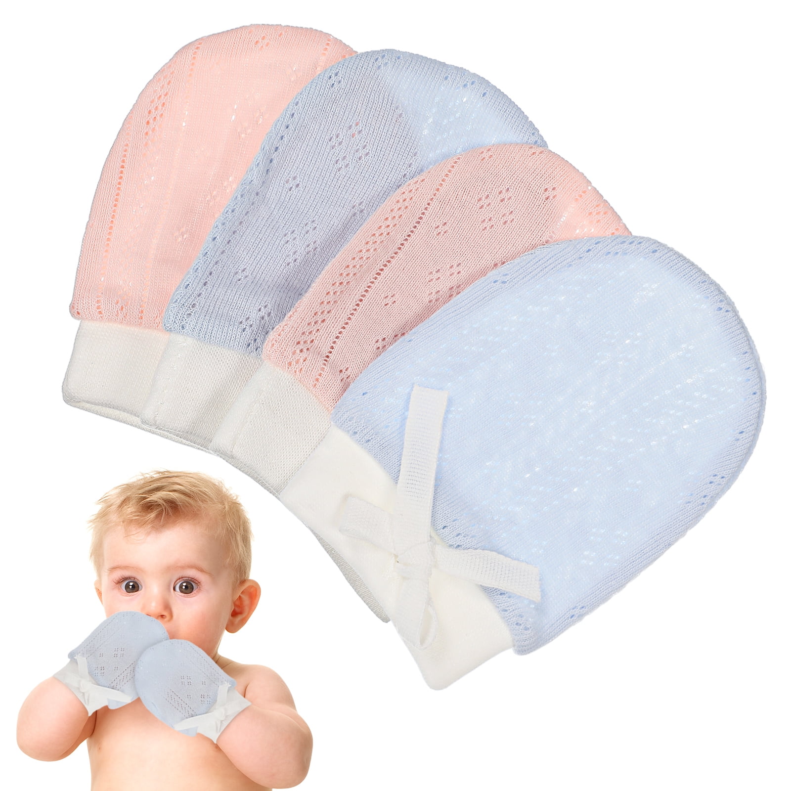Click here for Kakowely Stretchy Mittens 2 Pairs Mittens For Newb... prices