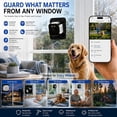 Window Camera 3MP for , Indoor Cameras with Anti-Glare Color Night ...