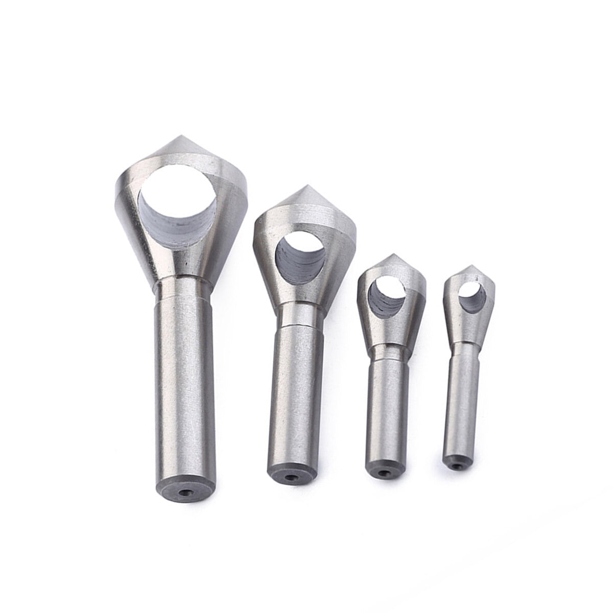 4 Pcs Cobalt Steel Single-End Countersink Chamfer Tool Deburring Tool ...
