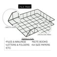 Wire Metal 5 in 1 Desk Organizer Set, Black - Walmart.com