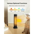 Pelonis 23" Tower Heater, Ceramic, Indoor Electric, Portable, 1,500 ...