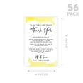 Koyal Wholesale Illuminating Yellow Watercolor Wedding Thank You Place ...