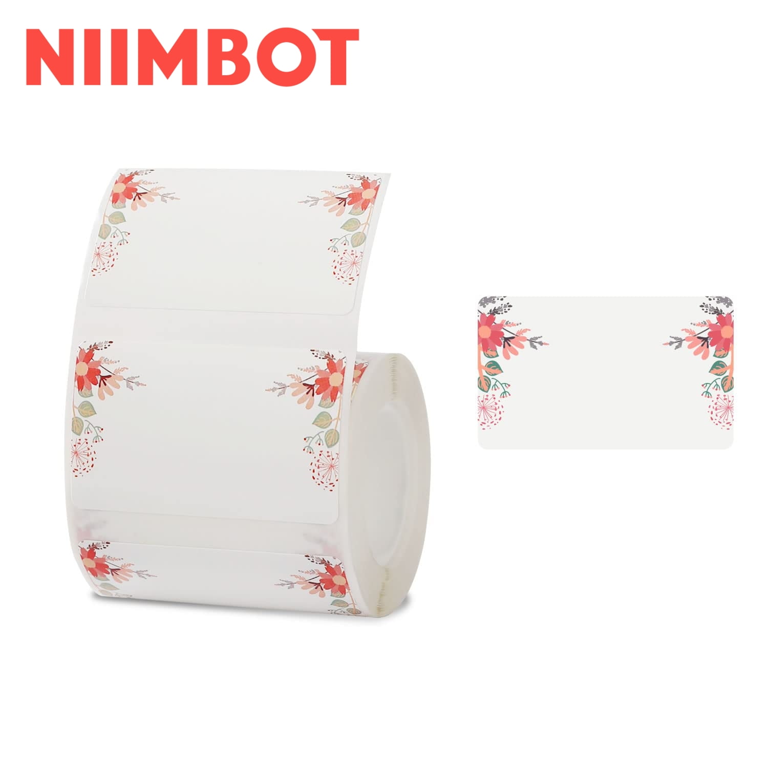 NIIMBOT Labels for B1/B21/B3S Label Printer, Thermal Labels 2"x 1.18"(50x30mm), 1 Roll of 230 ...