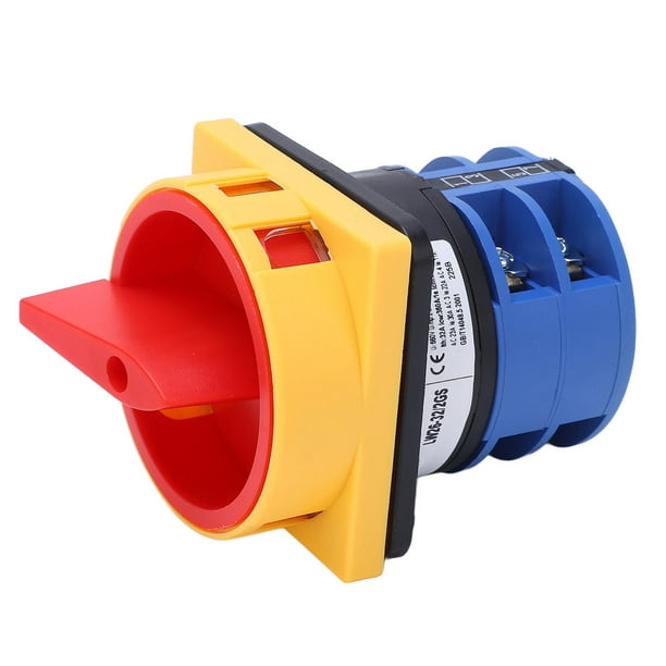 Cam Selector Latching Switch, 32A AC240V AC440V Changeover Switch ...