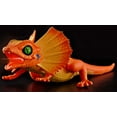 Robo Alive Toy Robot Frill Neck Lizard Robotic Pet Figure (Orange ...