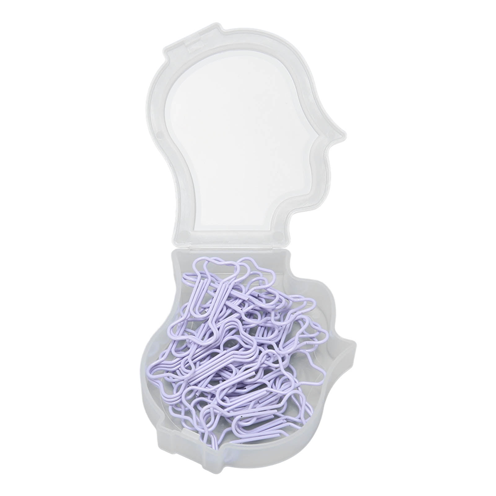30 clips de papel elegantes con forma de hueso, alambre cubierto de ...