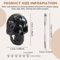 6pcs Skull Rivets Studs for Clothing, Gothic Style Skull Head Buttons ...