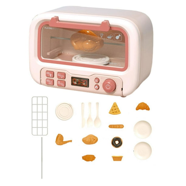 kusrkot Kids Microwave Oven Toys with Lights and Sounds for Girls Boys ...