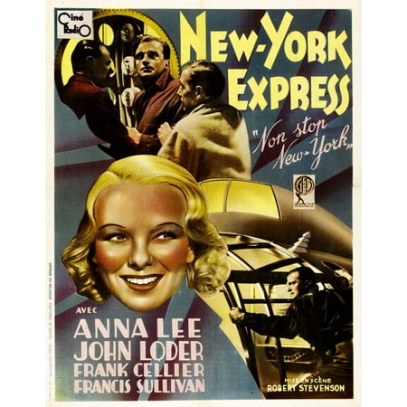 Non-Stop New York (Aka New York Express) French Poster Art John Loder ...