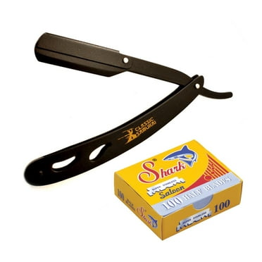 Classic Samurai CS-102 Professional Straight Edge Razor with 100 Derby ...