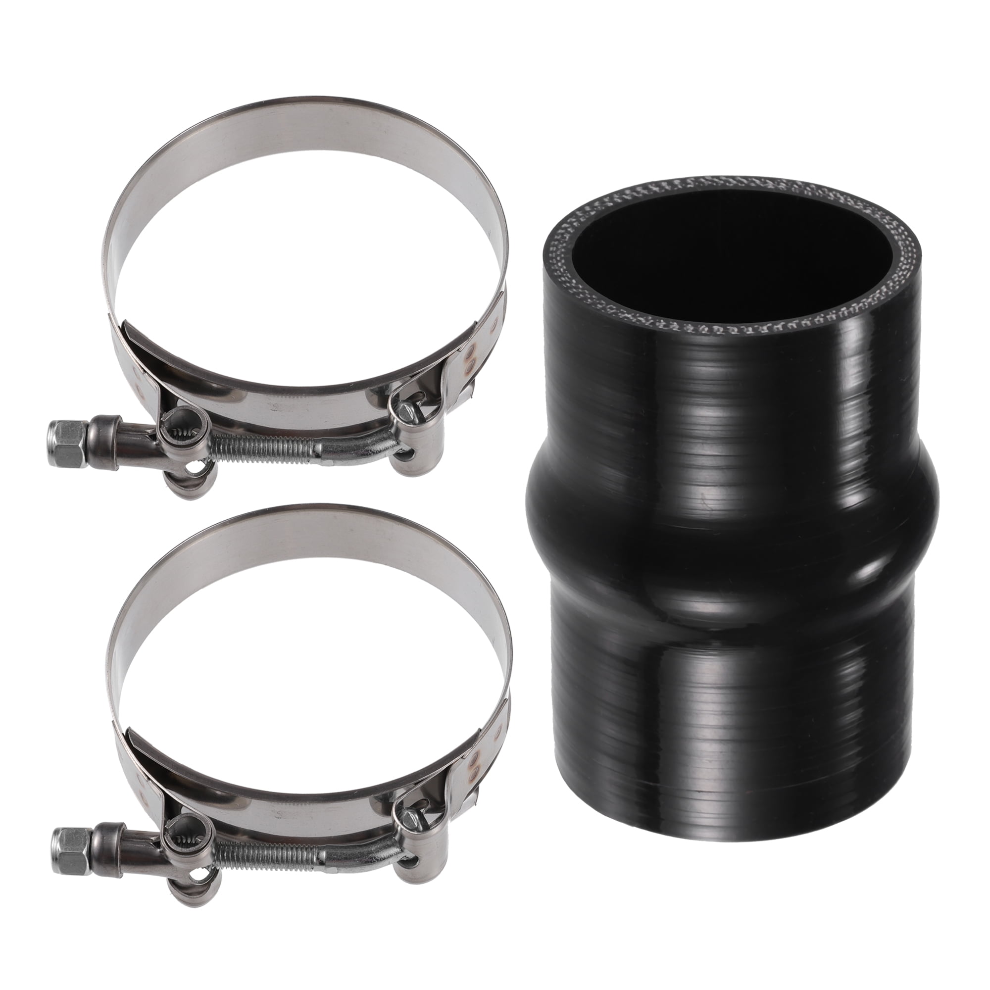 Acoplador de joroba recta Universal Unique Bargains 56mm 2,25 ID manguera de silicona 102mm ...