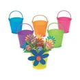 Mini Bright Plastic Pails - Party Supplies - 12 Pieces - Walmart.com